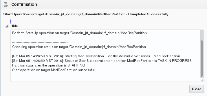Oracle WebLogic Server 12c (12.2.1): Configuring a Single Domain Partition