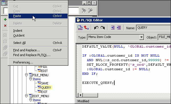 Managing Oracle Forms Menu Modules