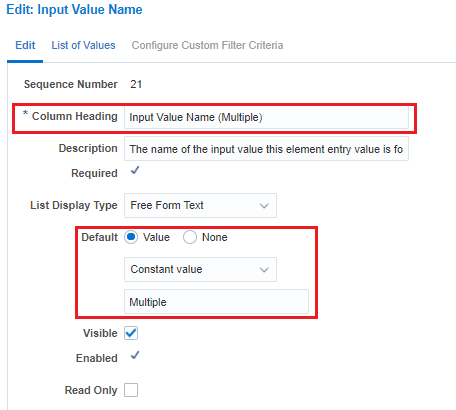 Creating a HCM Spreadsheet Data Loader Template for Loading Element Entries
