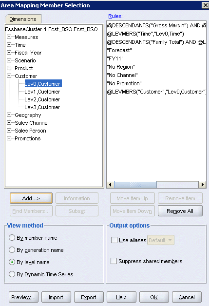 Creating Partitioned ASO Reporting Cubes in Essbase 11.1.2