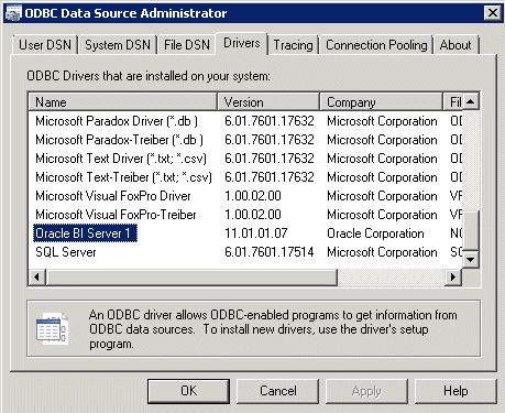 Importing OBIEE Data into Microsoft Excel