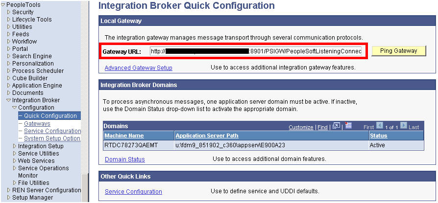 Installing and Configuring Peoplesoft Integration Types for FCM