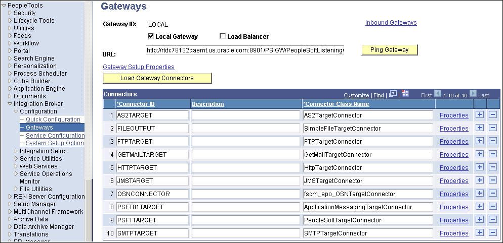 Installing and Configuring Peoplesoft Integration Types for FCM