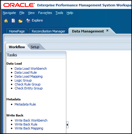 Managing the Account Reconciliation Manager Data Load Process in FDMEE