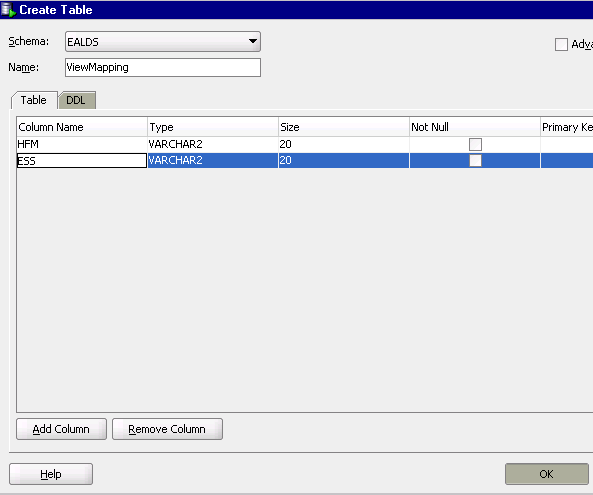 Essbase Analytics Link for Financial Management