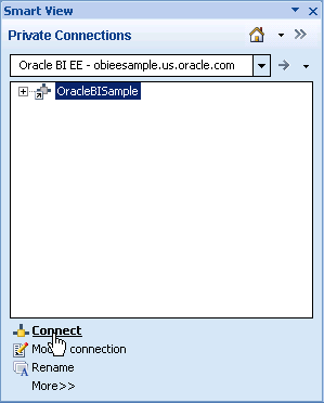 Integrating Oracle BI EE with Oracle Hyperion Smart View for Office