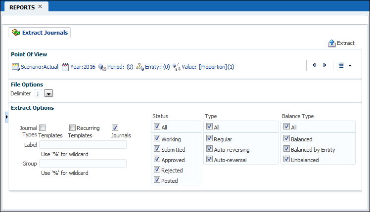 Viewing, Printing, and Extracting Automated Consolidation Journals in ...