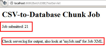 Java EE7: Developing a Batch Processing Application