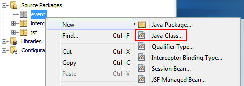 Creating and Using CDI Events