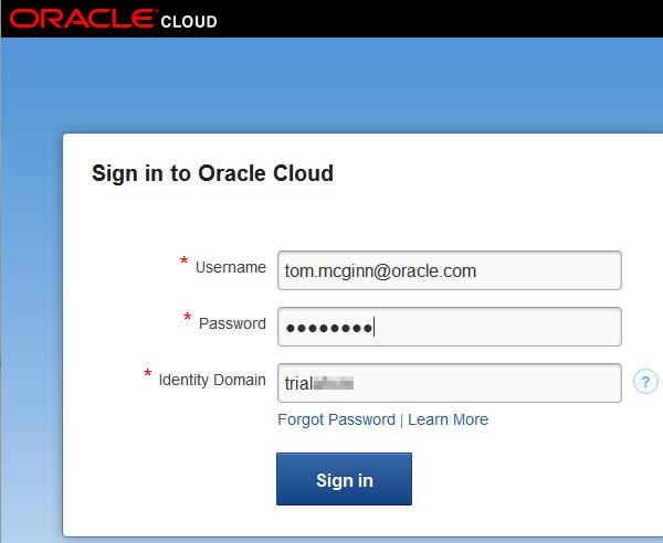 Securing ADF Applications with Oracle Cloud