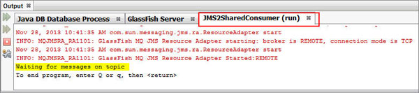 Java EE 7: Implementing JMS 2.0 Shared Subscription in Java SE Environment
