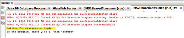 Java EE 7: Implementing JMS 2.0 Shared Subscription in Java SE Environment