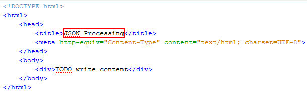 Java Platform, Enterprise Edition 7: JSON Processing