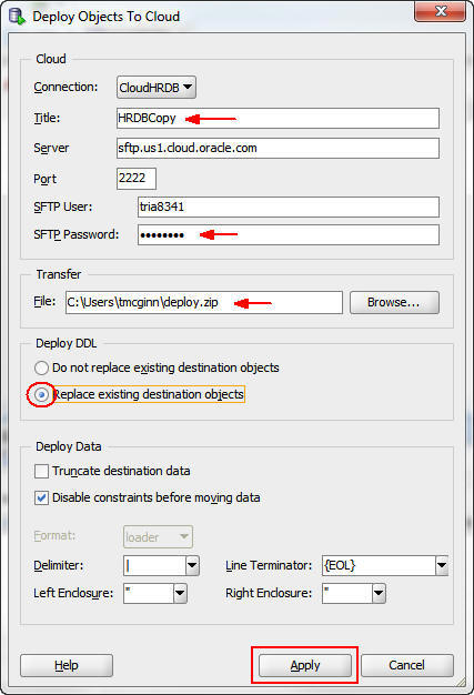 Creating and Deploying JSF/JPA Applications to Oracle Cloud