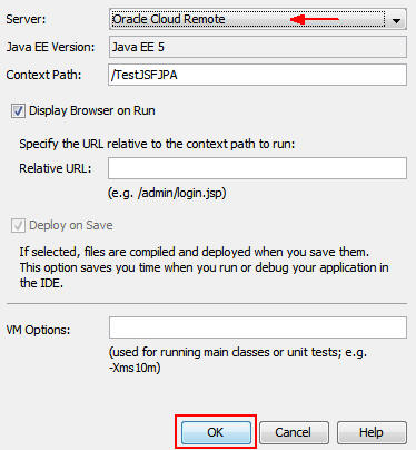 Creating and Deploying JSF/JPA Applications to Oracle Cloud