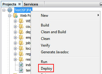 Creating and Deploying JSF/JPA Applications to Oracle Cloud