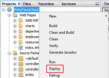 Creating and Deploying Applications with Third-party Libraries to Oracle Cloud