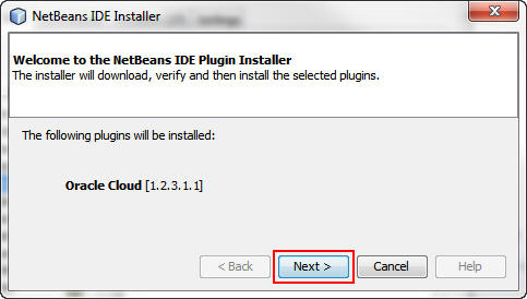 Configuring NetBeans for Oracle Cloud