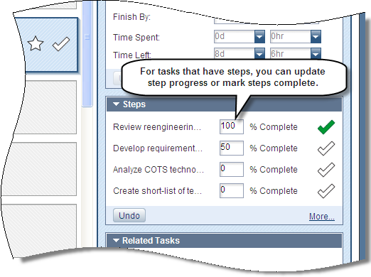 Team Member Web - Updating Tasks