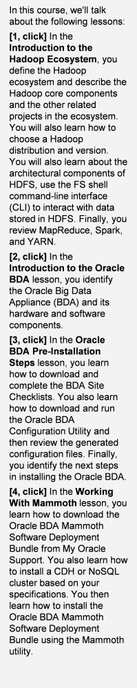 Introduction to the Oracle Big Data Appliance