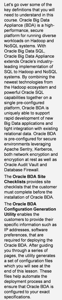 Oracle BDA Pre-Installation Steps