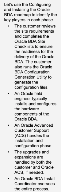 Oracle BDA Pre-Installation Steps