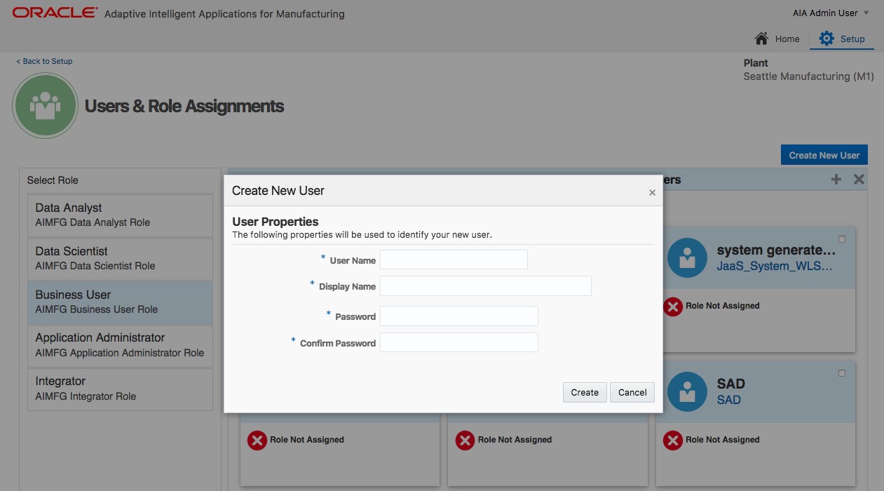 Oracle Adaptive Intelligent Apps for Manufacturing Release 18.2