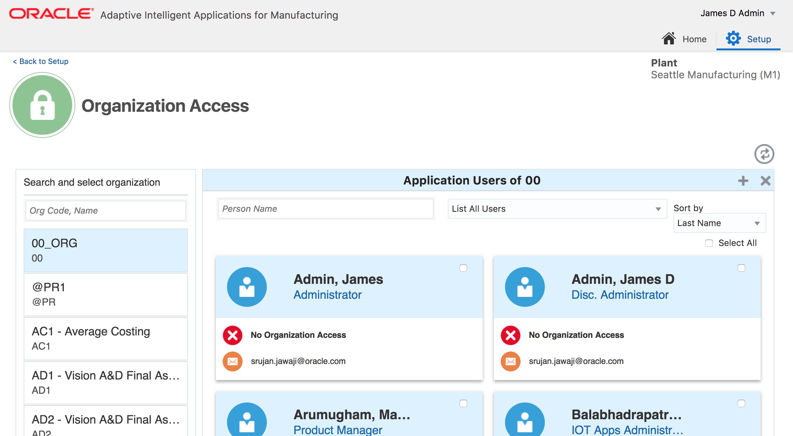 Oracle Adaptive Intelligent Apps for Manufacturing Release 18.2