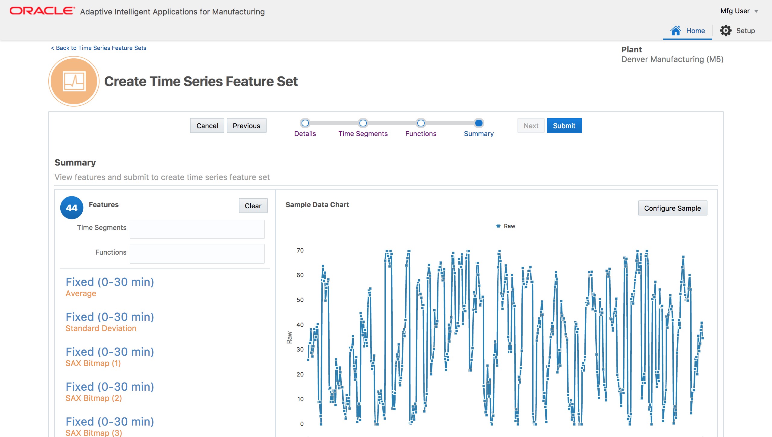 Oracle Adaptive Intelligent Apps for Manufacturing Release 18.2