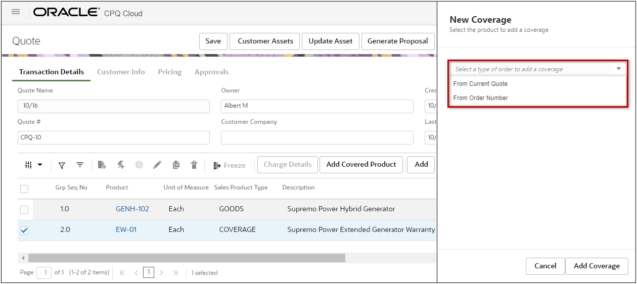 Oracle Configure, Price, Quote Cloud 24A What's New