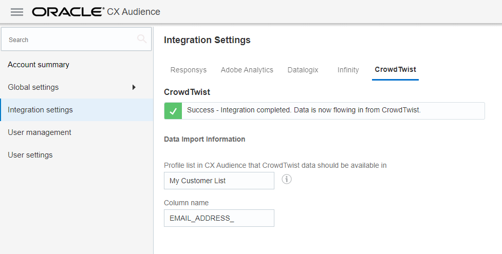 Oracle CX Audience 20C What's New