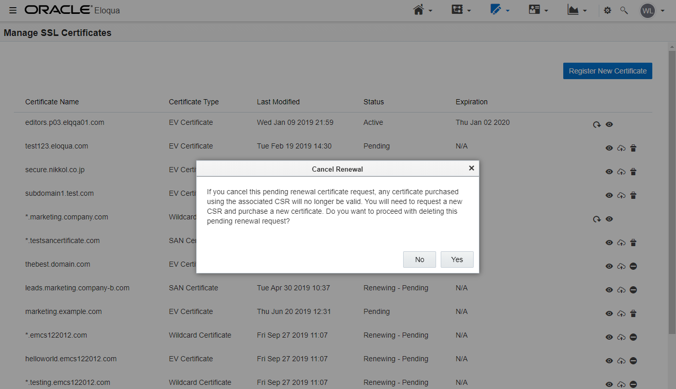 Oracle B2B Campaign Management (Eloqua) 20B What's New
