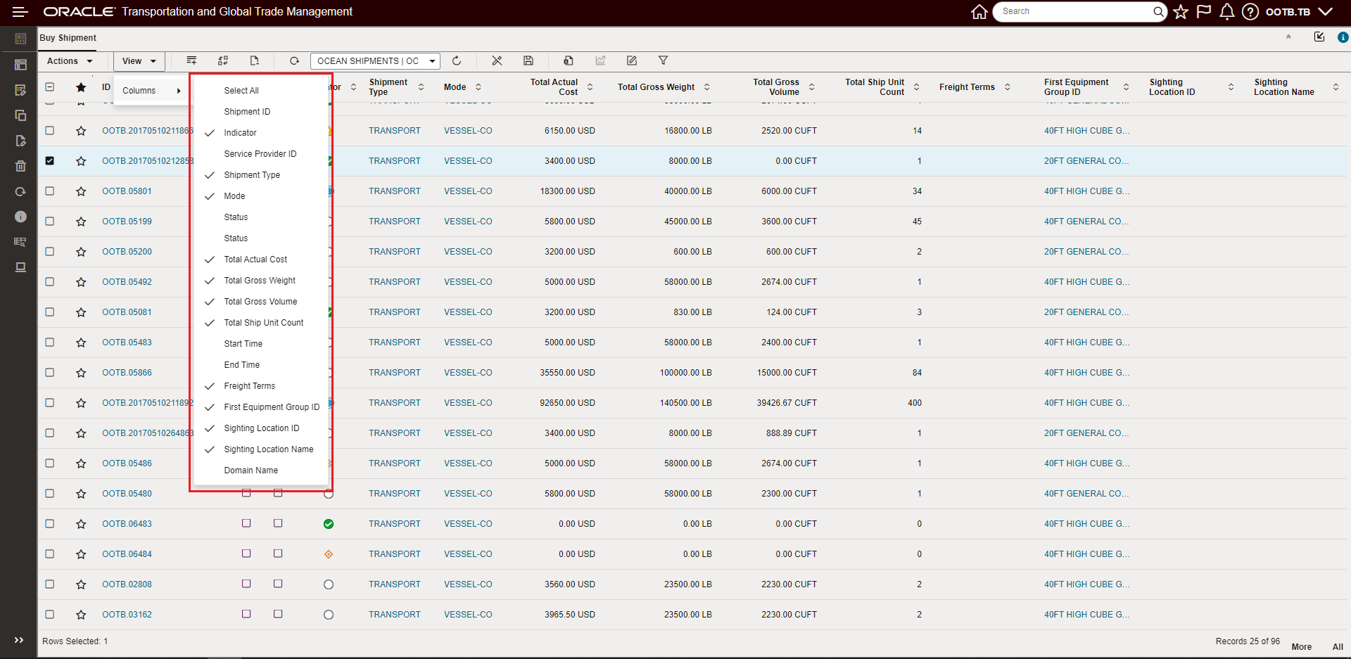 Oracle Fusion Cloud Global Trade Management 23A What's New