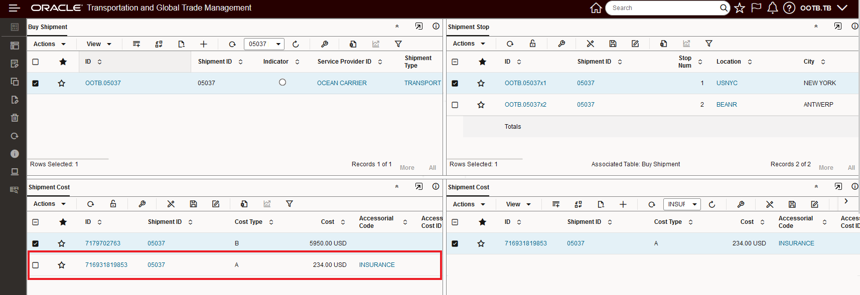 Oracle Fusion Cloud Transportation Management 23A What's New