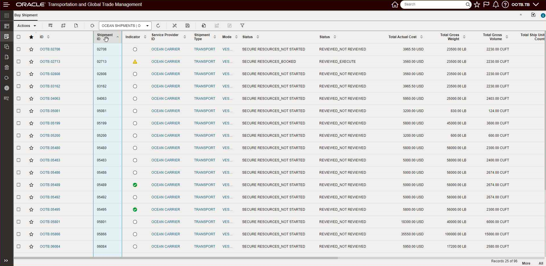 Oracle Fusion Cloud Transportation Management 23A What's New