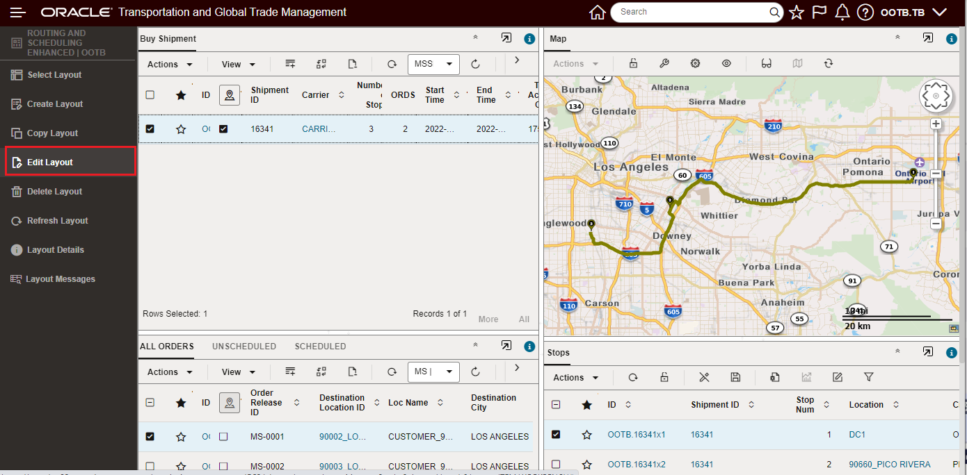 Oracle Fusion Cloud Transportation Management 23A What's New