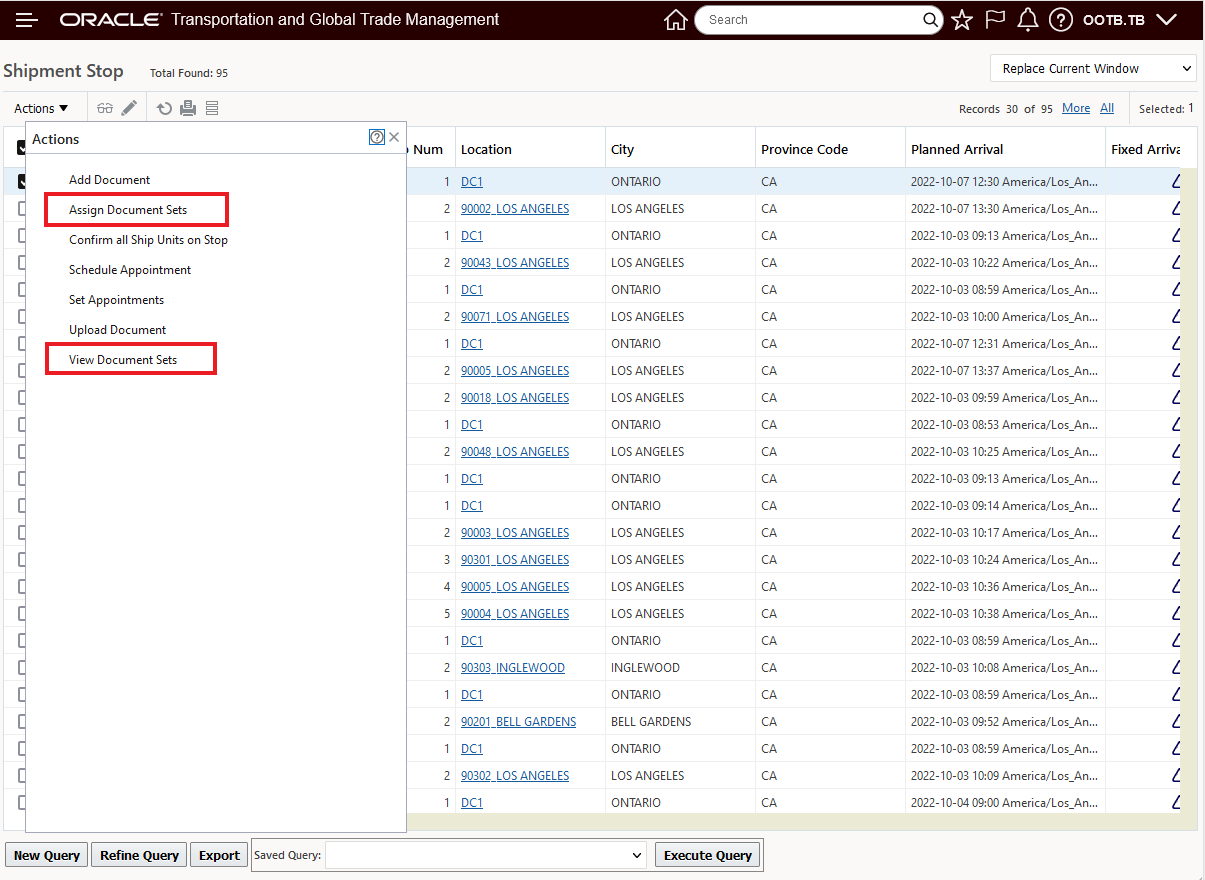 Oracle Fusion Cloud Transportation Management 23A What's New