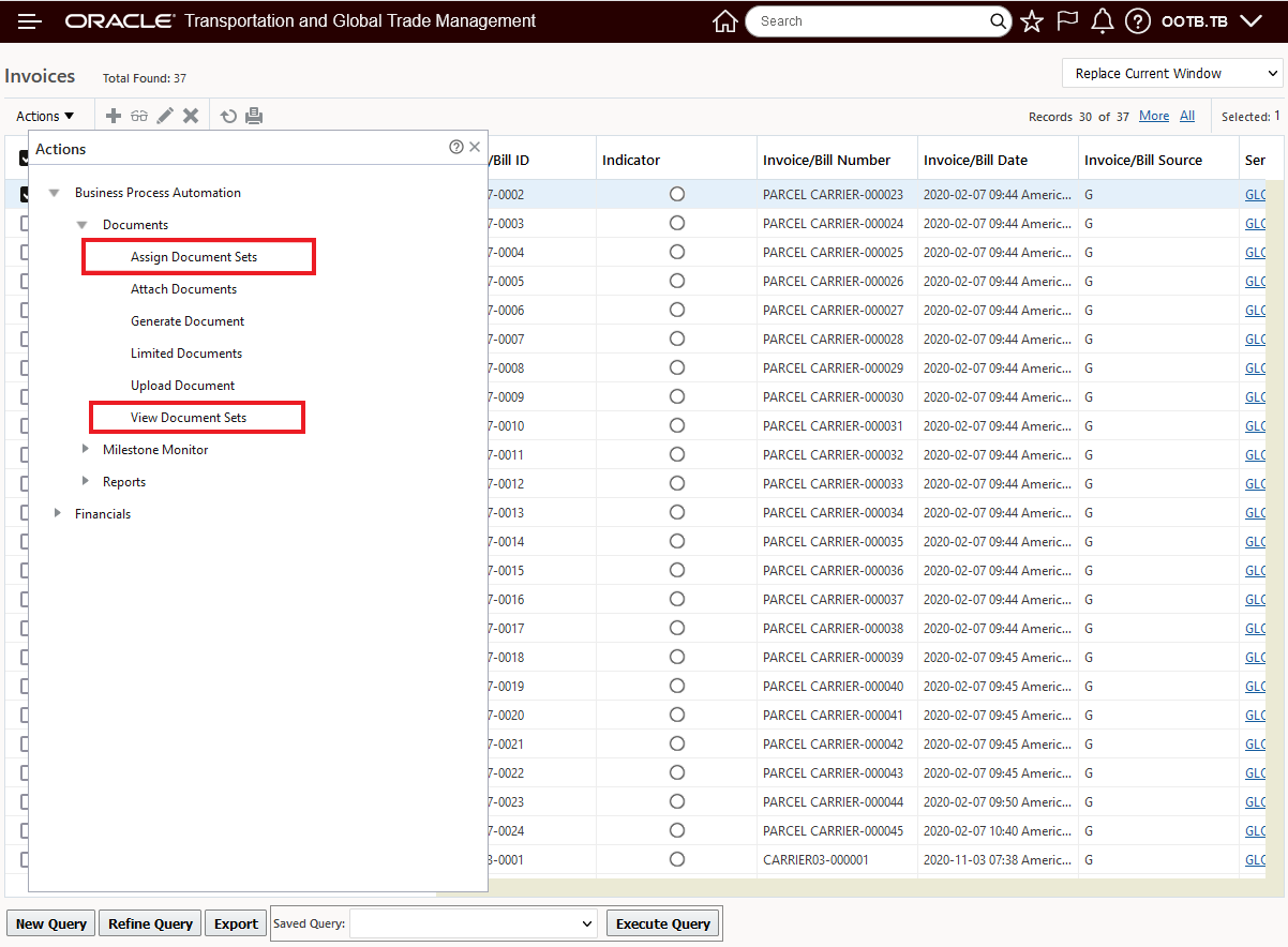 Oracle Fusion Cloud Transportation Management 23A What's New