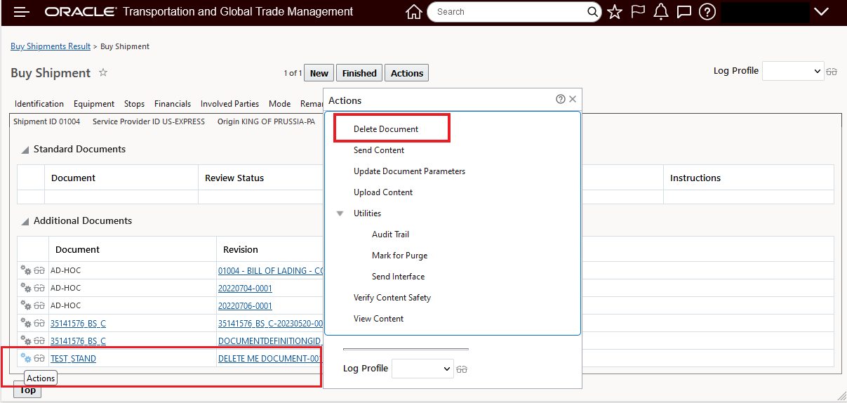 Oracle Fusion Cloud Transportation Management 24A What's New