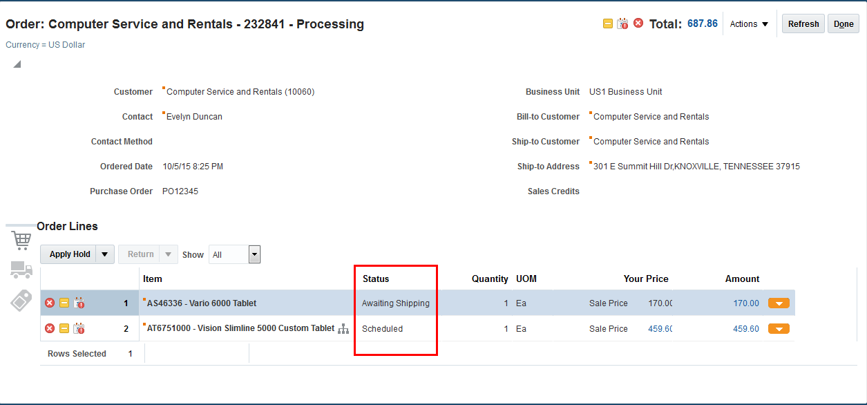 Oracle Supply Chain Management Cloud: Order to Cash Release 11 What's New