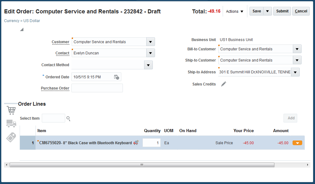 Oracle Supply Chain Management Cloud: Order to Cash Release 11 What's New