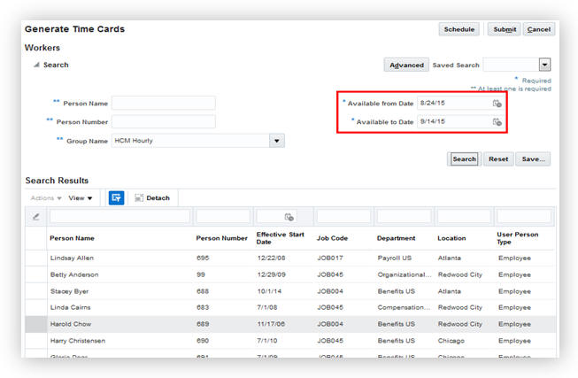 Oracle Workforce Management Cloud Release 11 What's New