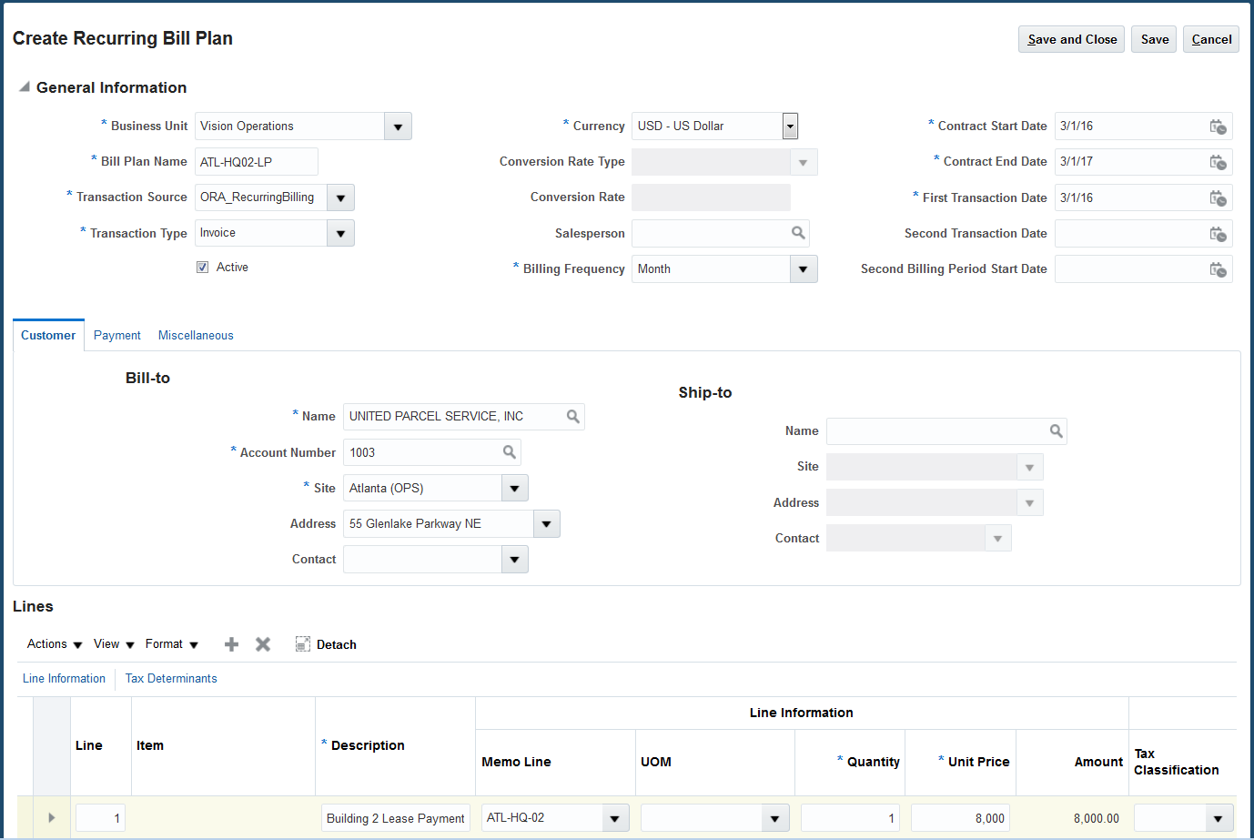 Oracle Financials Cloud Release 12