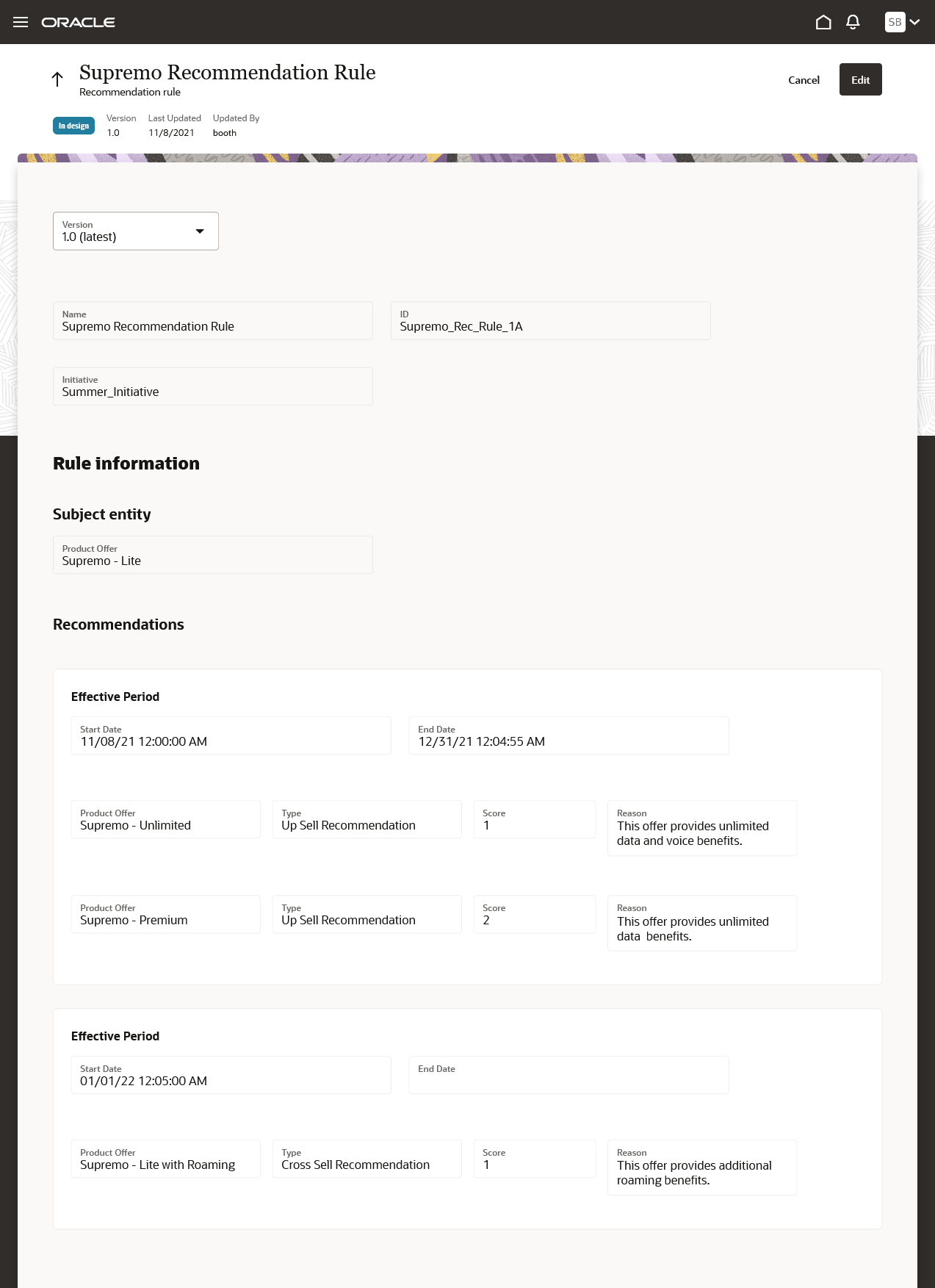 Oracle Launch Experience Cloud 22A What's New