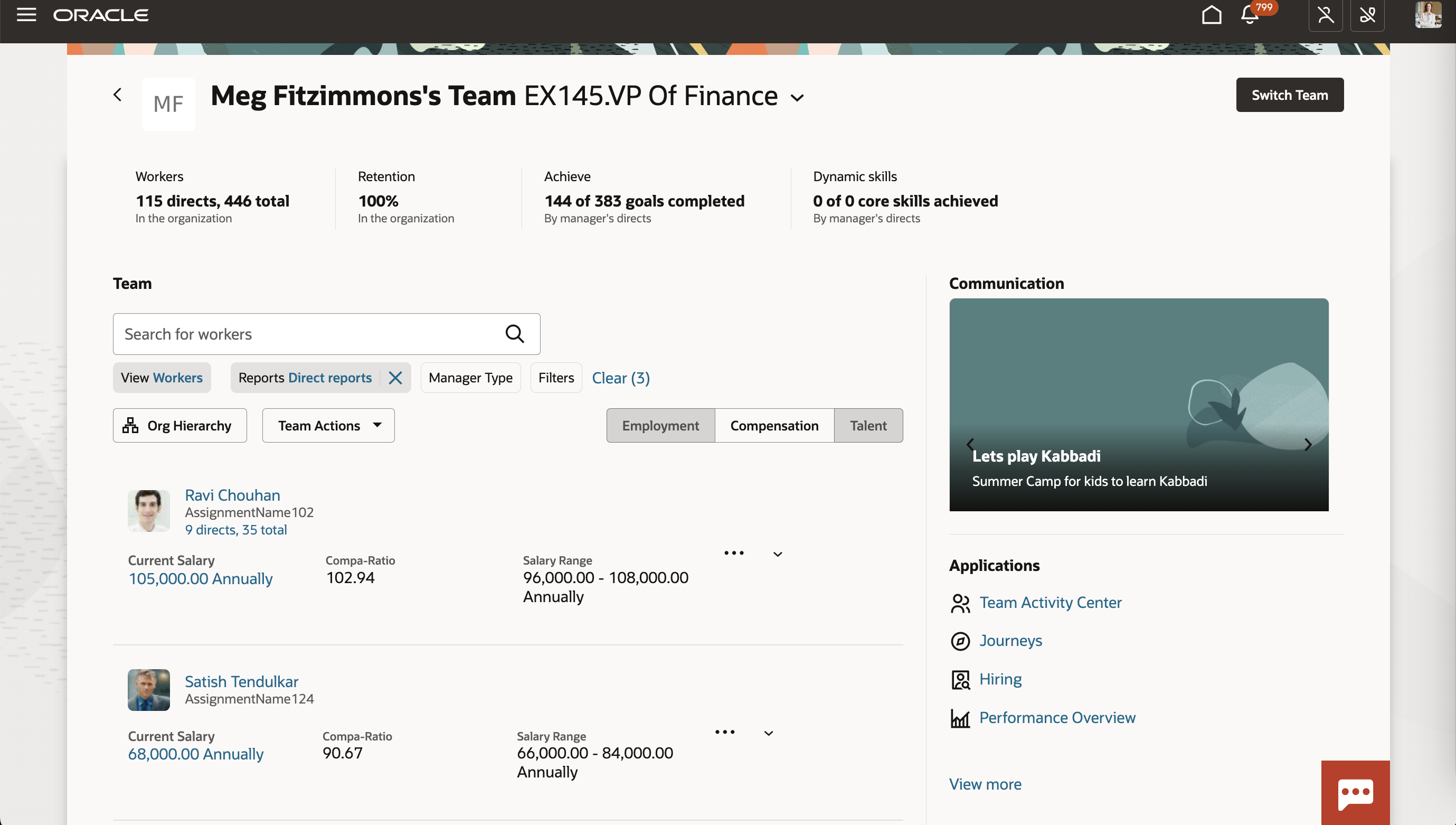 Oracle Fusion Cloud Compensation 24C What's New