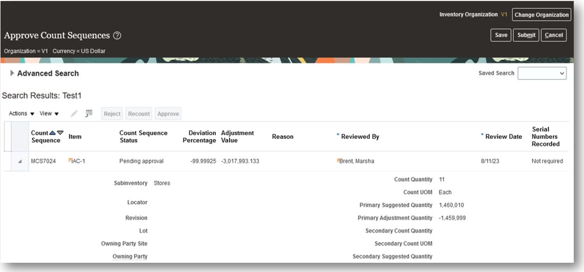 Oracle Fusion Cloud Inventory Management 24A What's New