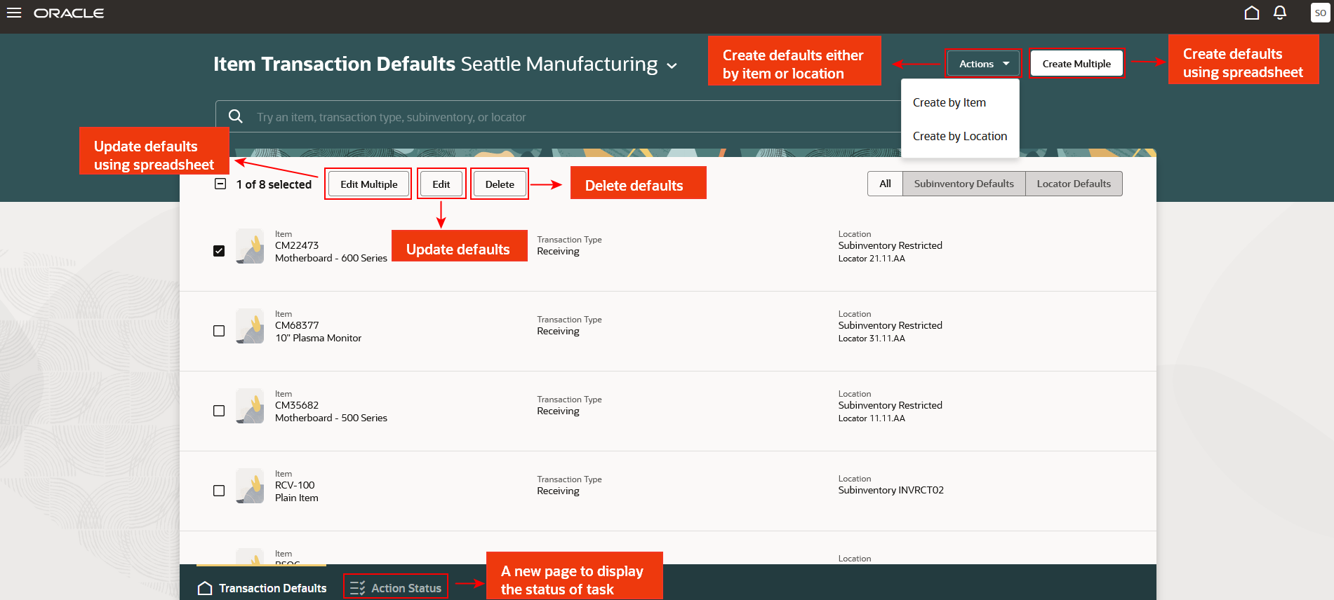 Oracle Fusion Cloud Inventory Management 24B What's New