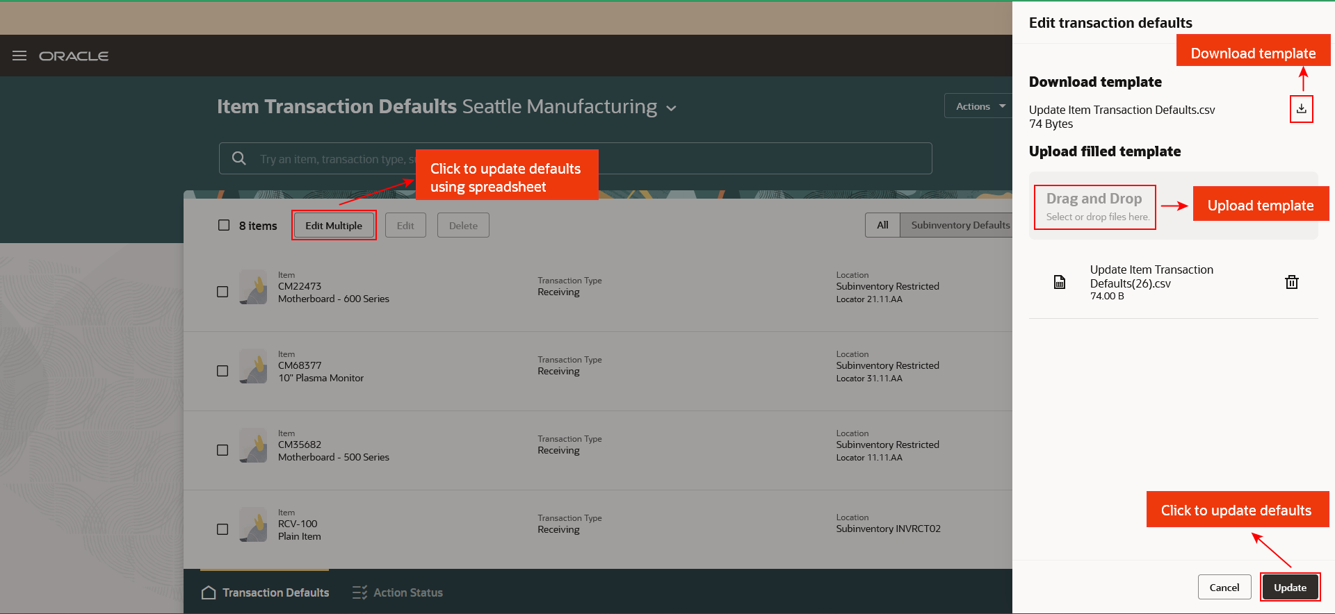 Oracle Fusion Cloud Inventory Management 24B What's New