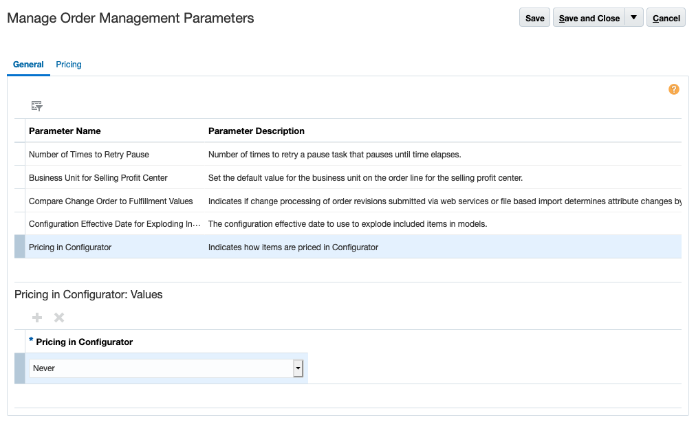 Oracle Order Management Cloud 20C What's New
