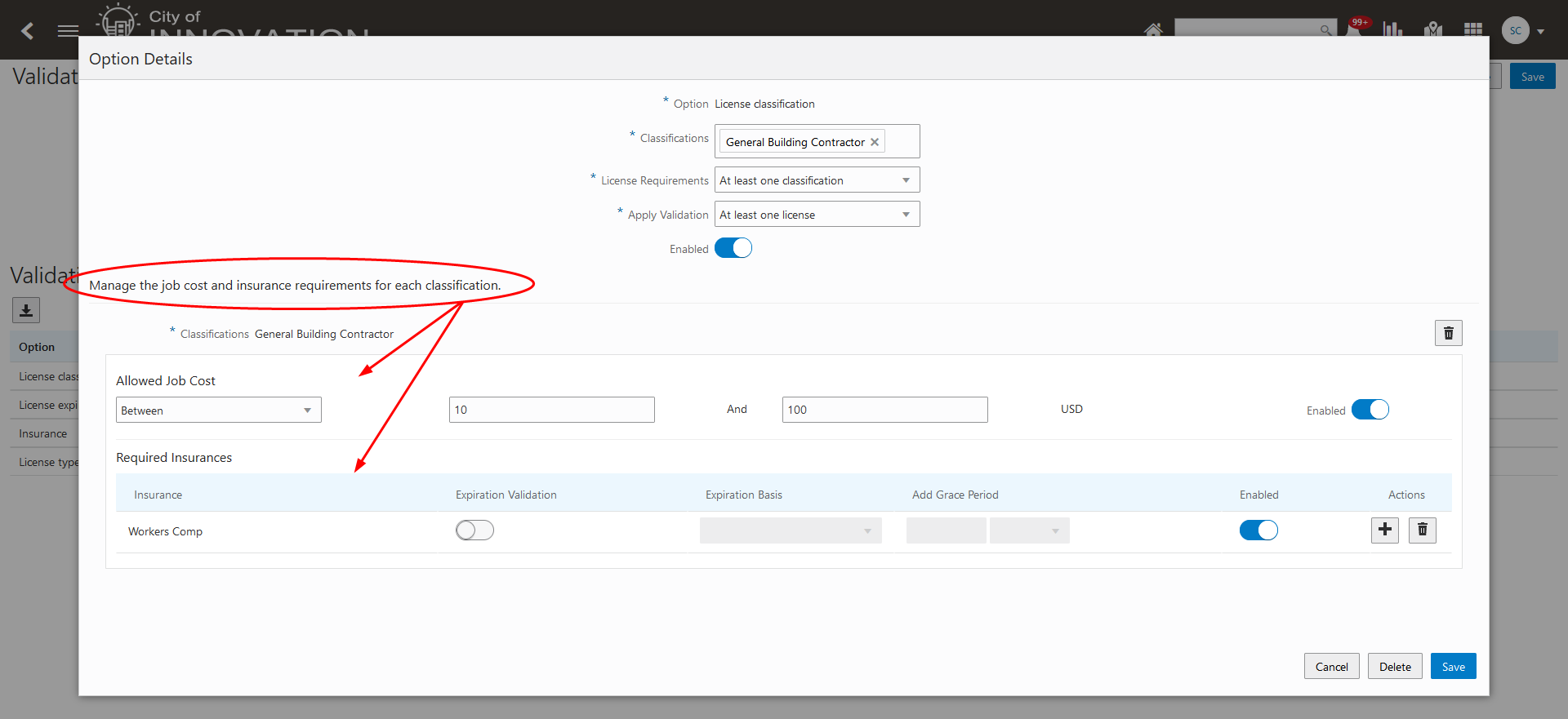 Oracle Fusion Cloud Permitting and Licensing 23D What's New